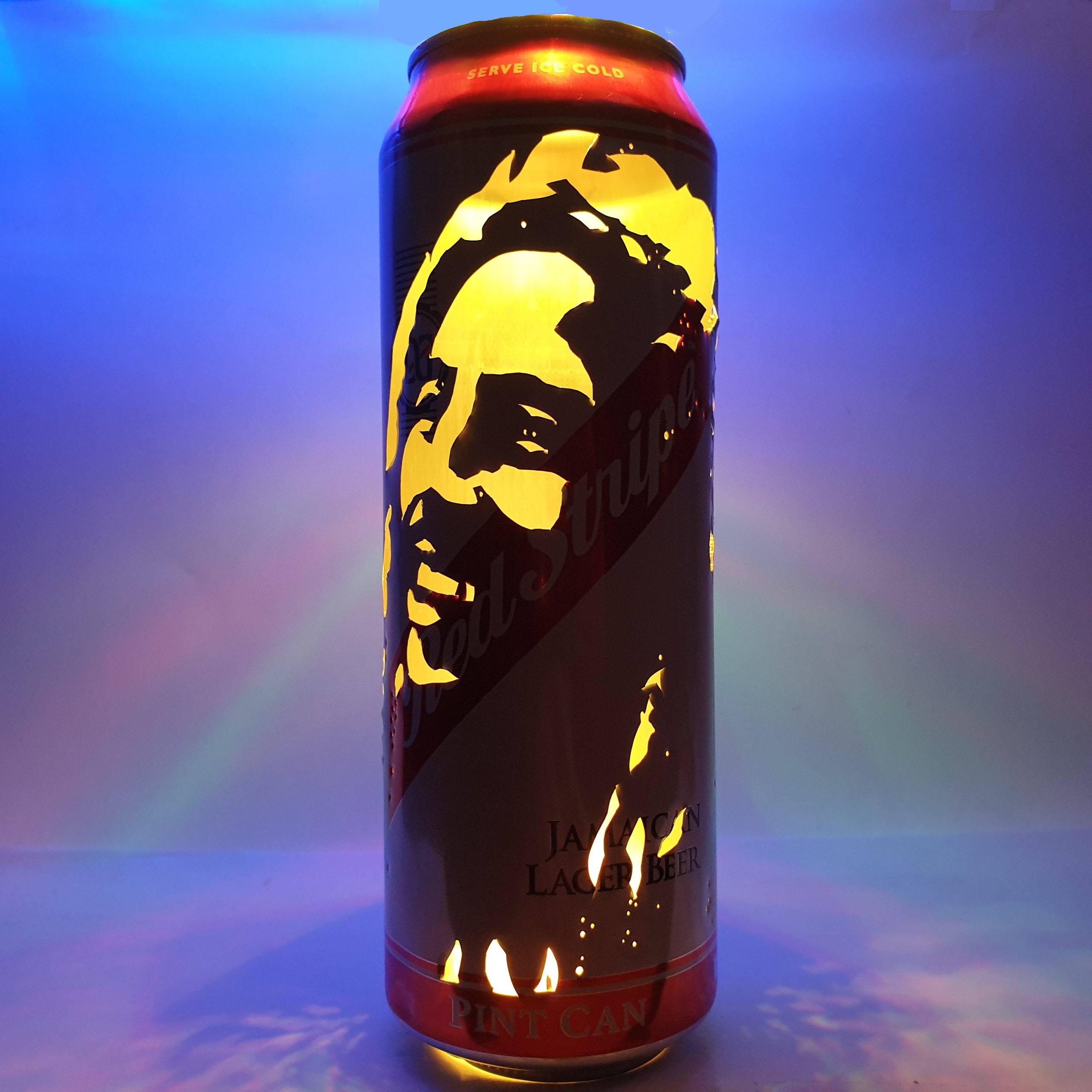 Bob Marley Beer Can Lantern - Cult Cans